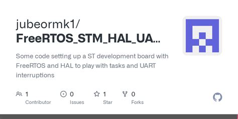GitHub Jubeormk FreeRTOS STM HAL UART Example Some Code Setting Up A ST Development Board