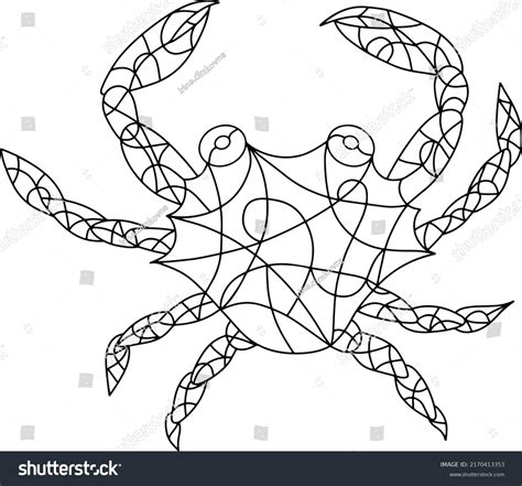 Stained Glass Crab Over 12 Royalty Free Licensable Stock Vectors