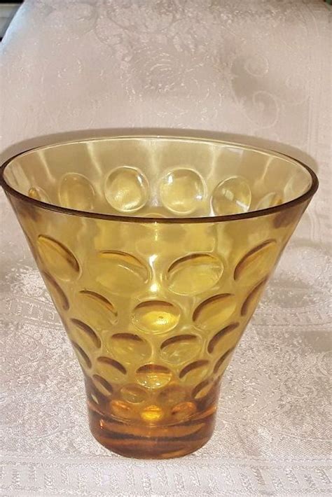 Optic Dot Art Glass Candy Bowl For Sale