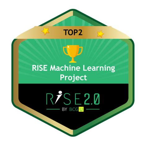 BCG RISE Top 2 Machine Learning Credly