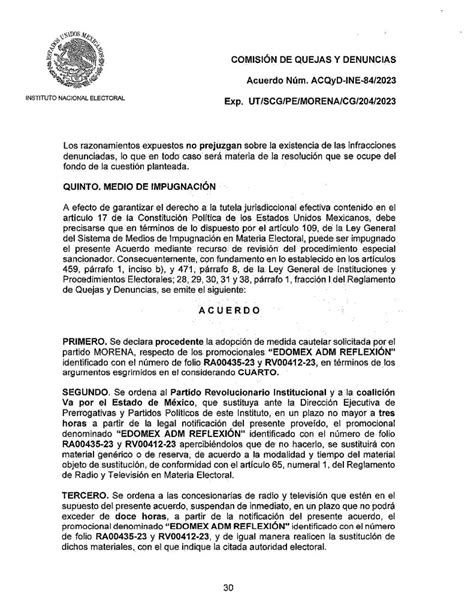 Ordena INE a PRI retirar comercial contra Delfina Gómez Publico