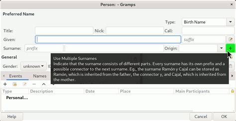Harmonizing The Add Button S Keybinding For Surnames Help The