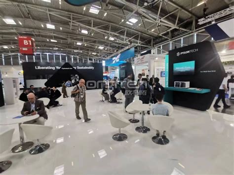 上海派能能源科技股份有限公司展台搭建效果图案例欣赏 欧马腾展台设计公司