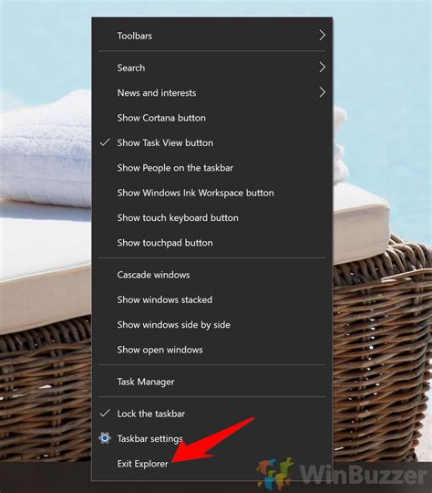Windows How To Restart Windows Explorer To Fix A Frozen Taskbar