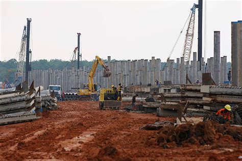 Progres Pembangunan Tol Trans Sumatera Ruas Kayu Agung Palembang Betung Sepanjang Km