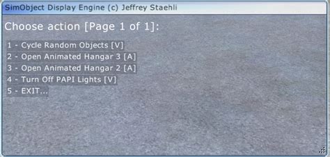 Trigger System SimObject Display Engine