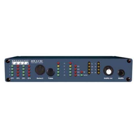 Broadcast Tools Acs4 4 G2 Analog Stereo Audio Matrix Switcher Ebay