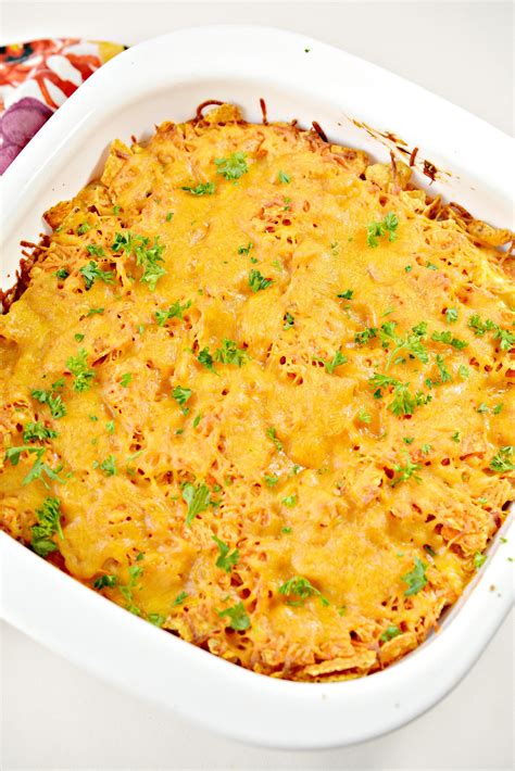 Easy Recipe Perfect Doritos Casserole Chicken Prudent Penny Pincher