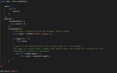 how to make a simple incremental decremental and reset counter app with vue js for a beginner