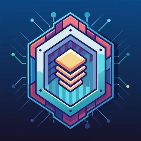 Artificial Intelligence Ai Processor Chip Vector Icon Symbol For