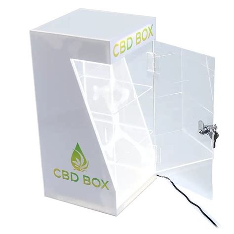 China Customized White Luminescent Electronic Atomizer Display Cabinet