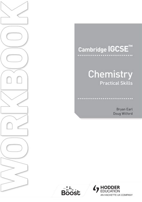 Sách Cambridge Igcse™ Chemistry Practical Skills Workbook Hodder Education Times Edu