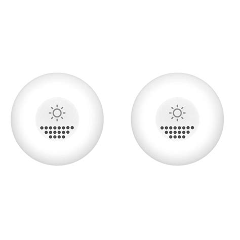 2x Tuya Zigbee Light Sensor Brightness Detector Illumination Sensor