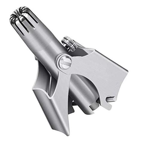 Comme montré Tondeuse manuelle pour hommes en acier inoxydable rasoir