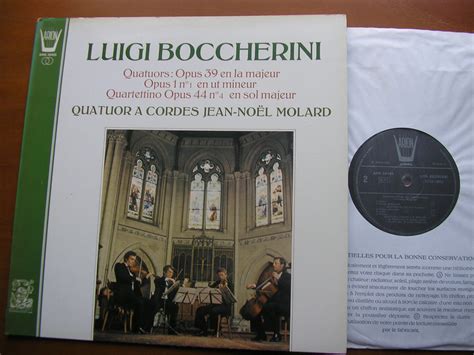 Boccherini String Quartets Op 1 Op 39 Quartettino Op 44 Jean N