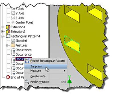 Controlling Rotation In A Polar Array In Autodesk Inventor Design