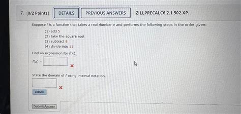 solved suppose f is a function that takes a real number x