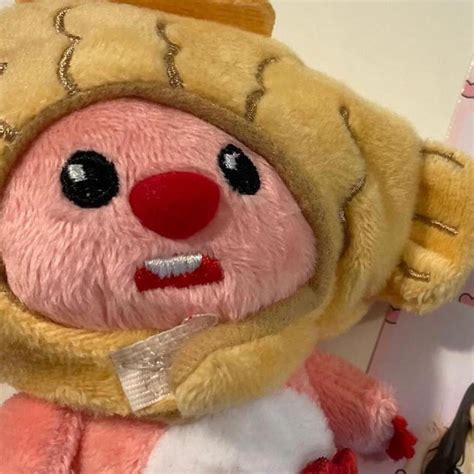 Cute Loopy Taiyaki Keychain Plush Cute Loopy Doll Depop