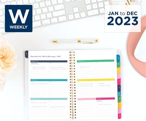 AT A GLANCE Agenda Semanal Y Mensual 2023 Simplificada Por Emily Ley