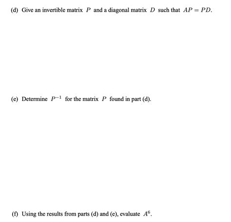 [solved] co 2 [20 marks] consider the matrix a 2 a determine all course hero
