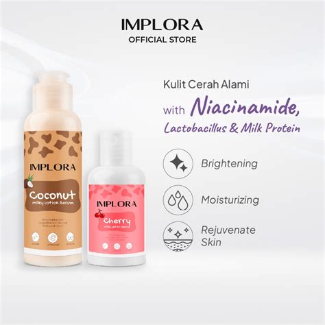 Jual Implora Milky Lotion Serum Shopee Indonesia