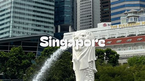여행vlog 🇸🇬3박 5일 싱가포르여행 1일차 I 싱가포르항공 머라이언 파크 송파바쿠테 Youtube