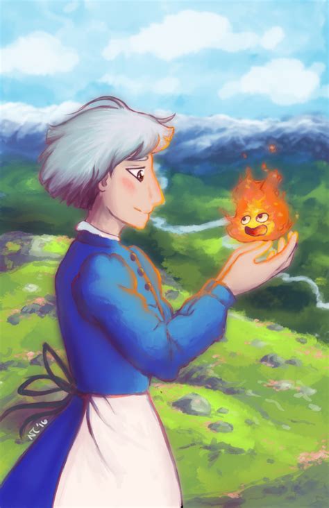 Sophie And Calcifer By Alouncara On Deviantart