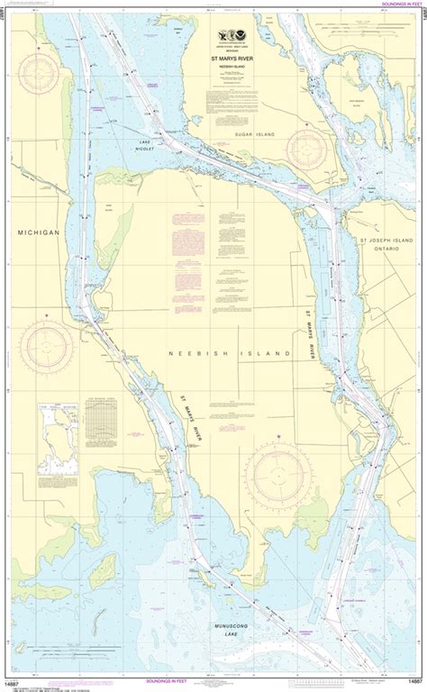 Pod Noaa Charts For The Great Lakes Gl3 Lake Huron And Georgian Bay