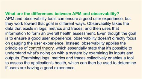 observability vs apm vs monitoring comparison ppt