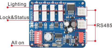 Electronic Locker Controller Locker Control Board Delivery Locker System Refrigerated Locker