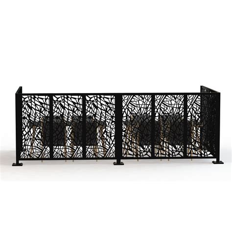 Lasercut Metal Panel Room Partition For Cafe And Restaurant Overstock