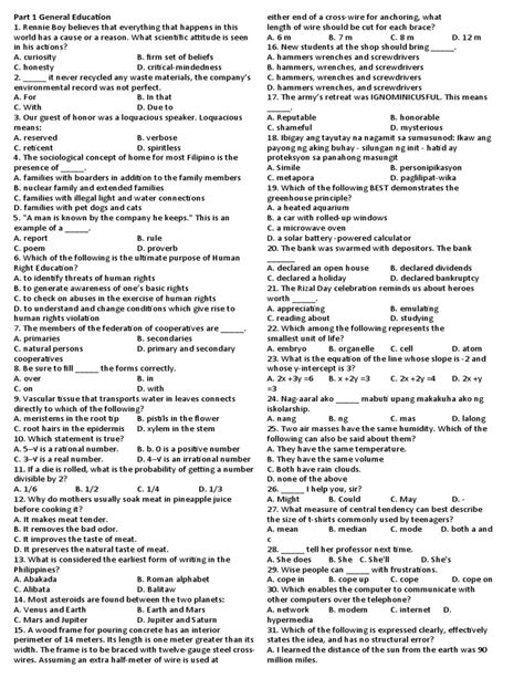 Part 1 General Education Pdf Universe Oxide