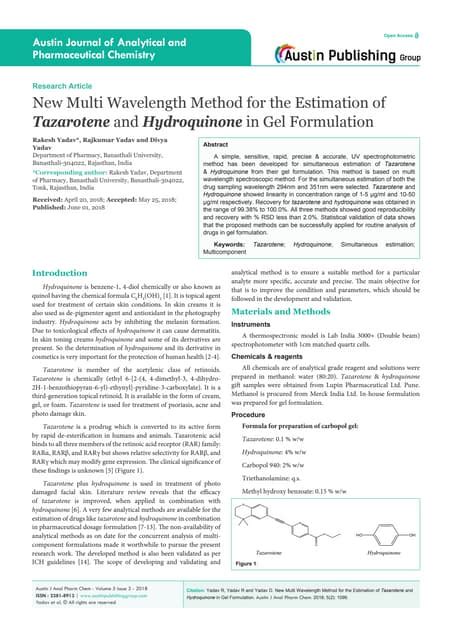 Method Development And Validation For Simultaneous Estimation Of Dasatinib And Erlotinib By
