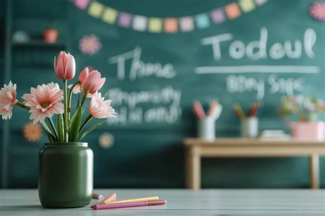 Classroom Board Filled With Messages Of Gratitude Celebrating Teachers