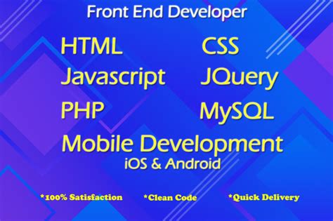 Be Your Front End Developer Html Css Jquery By Srctechnologies Fiverr