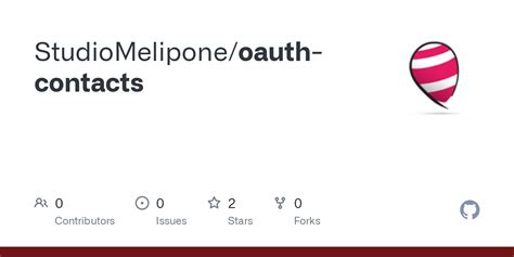 GitHub StudioMelipone Oauth Contacts