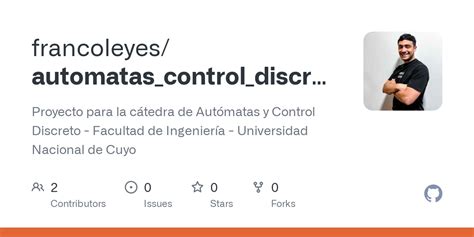 Github Francoleyes Automatas Control Discreto Proyecto Para La