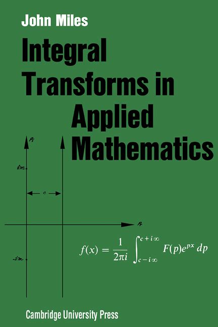 Integral Transform Pairs Chapter Integral Transforms In Applied Mathematics