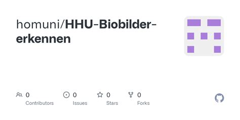Github Homuni Hhu Biobilder Erkennen