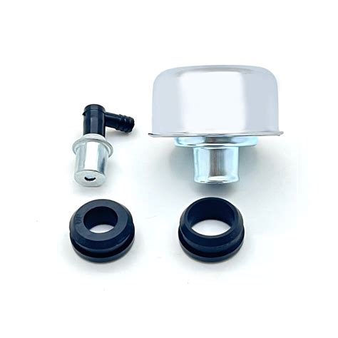 Sbc Breather And Pcv Valve Set With Grommets For Chrome Valve Covers Sb