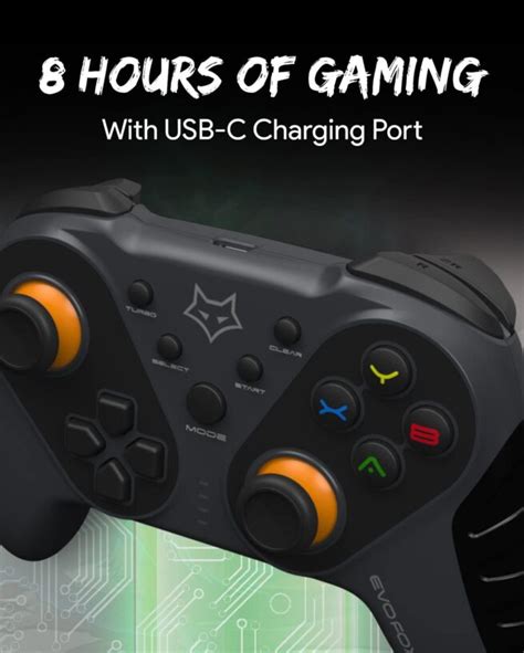 EvoFox Elite Ops Wireless Gamepad For Google TV And Android TV 8