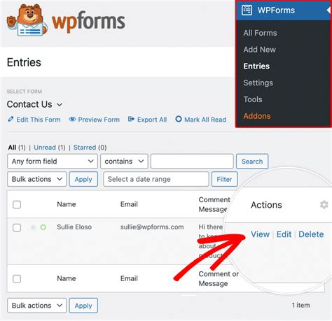 How To Print Form Entries WPForms