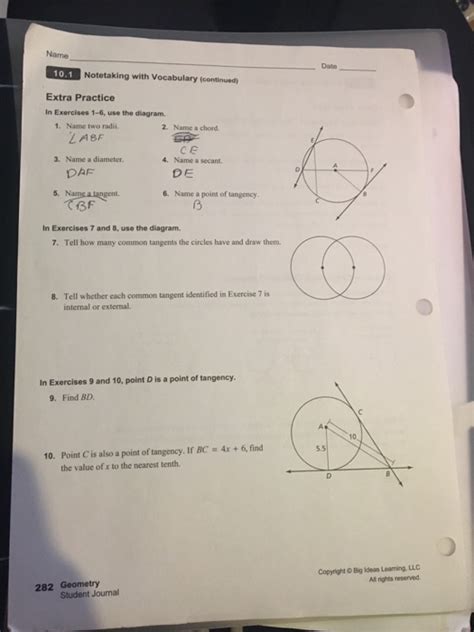 Solved Name Date 10 1 Notetaking With Vocabulary Continued Chegg
