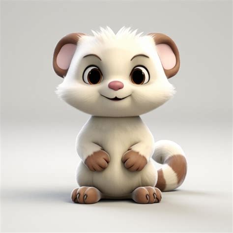 Premium Photo Highquality Fantasy Style Ferret 3d Model In Unreal