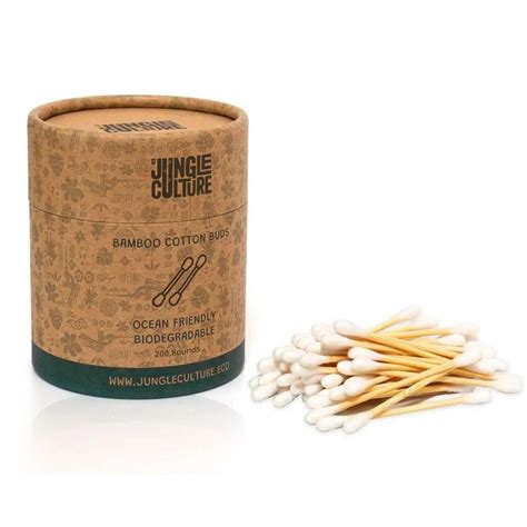 Bamboo Cotton Swabs 200 Pieces — Earthshopp