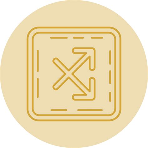 Intersect Line Yellow Circle Icon 42065503 Vector Art At Vecteezy