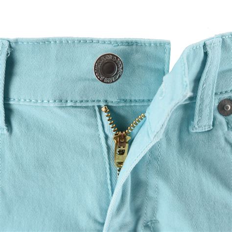 Levis Girlfriend Shorts Women Angel Blue Flannels