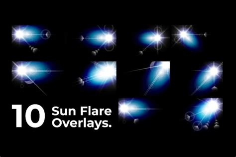 Sun Flare Overlay Backgrounds Textures Ft Lens And Flare Envato