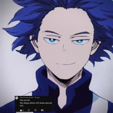💤not Sleepy Shinso With Blues Eyes💙myheroacademi Shinsou Edit Youtube
