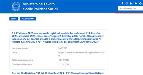 Premi INAIL Riduzione Al Per Cento Per Gli Artigiani